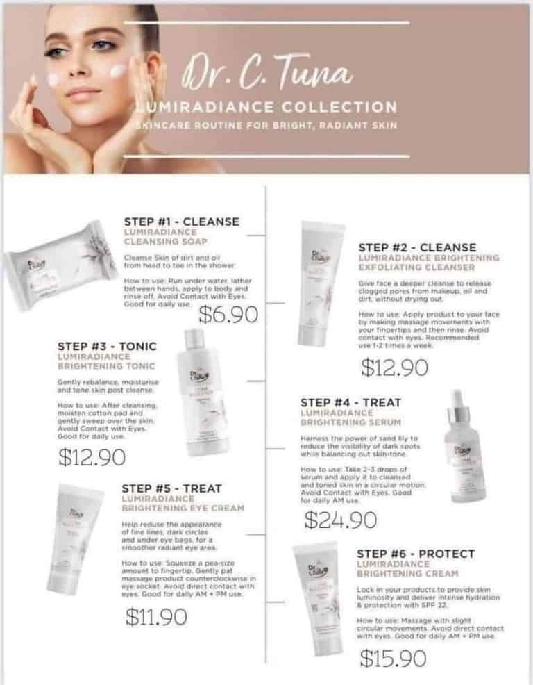 Lumi Radiance from Farmasi - Brightening Skin Care Line - Sandra Hudson